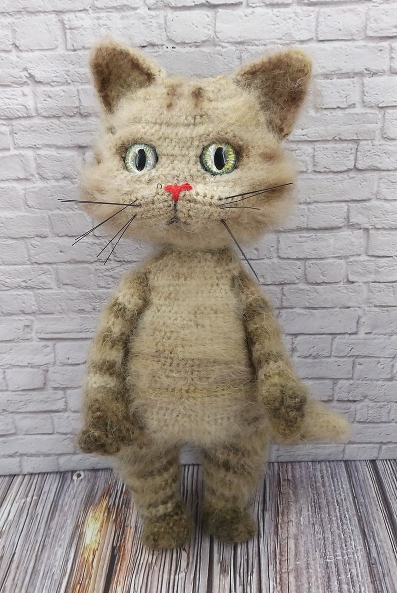 Crochet Pattern Tabby Cat Striped Cat Amigurumi PDF | Etsy
