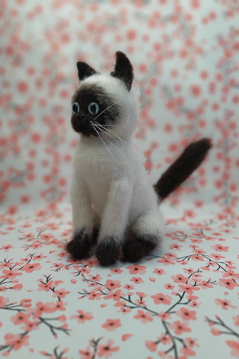 Siamese Cat Amigurumi Crochet Pattern Realistic Cat | Etsy Canada