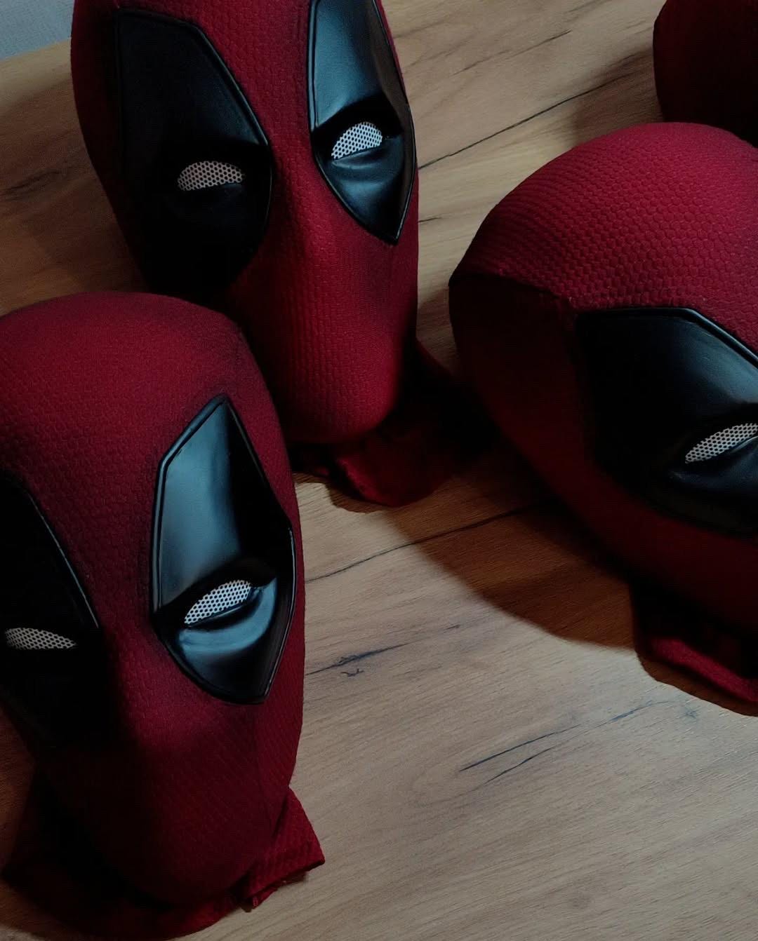 Handmade Deadpool Mask, Cosplay Face Mask With Removable Lenses ...