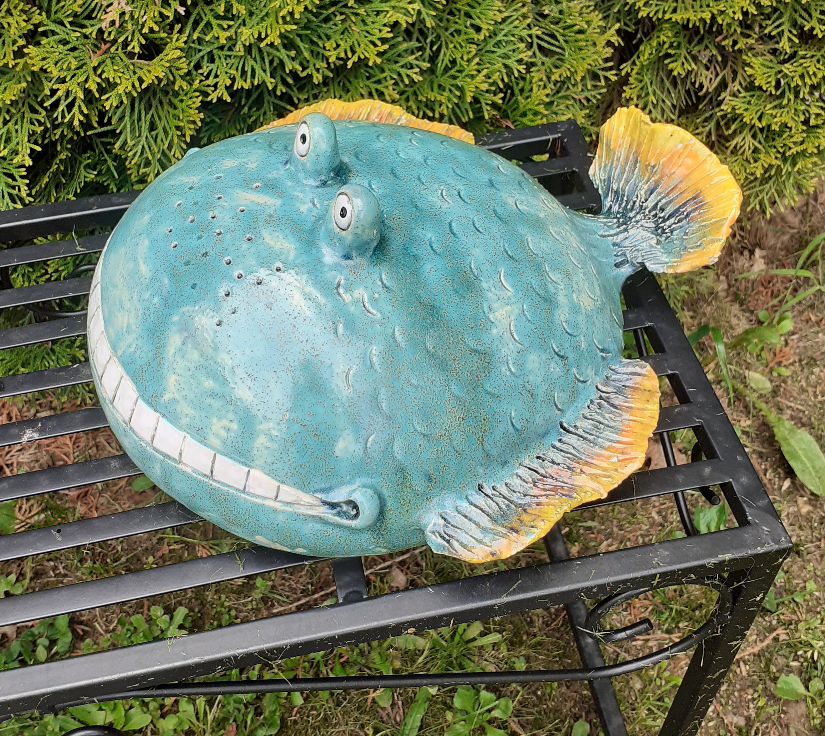 Large ceramic fish ceramic sculpture ceramic figurine | Etsy