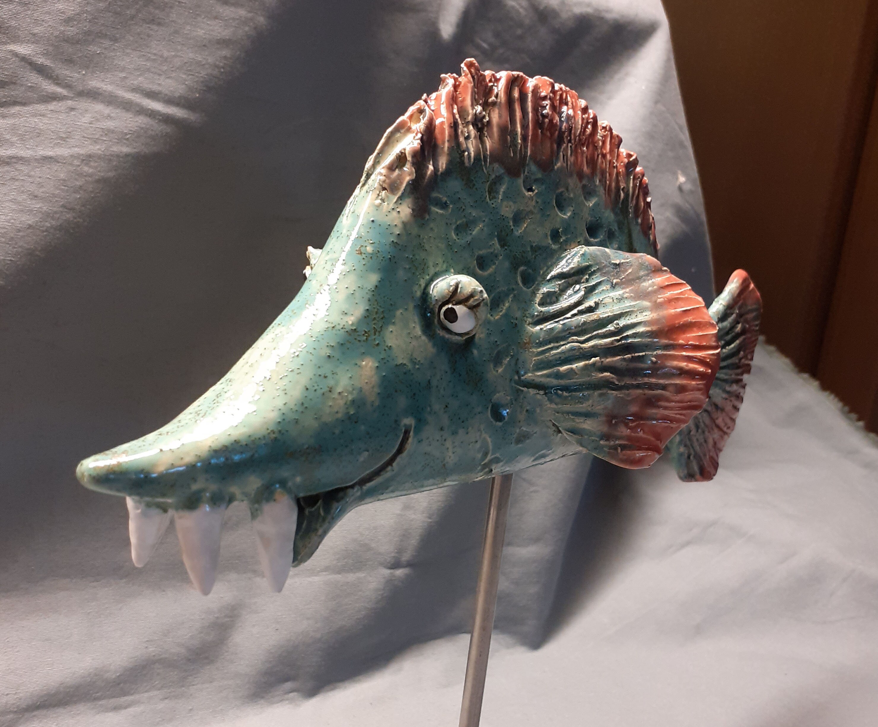 Ceramic fish ceramic figurine handmade pottery animal | Etsy