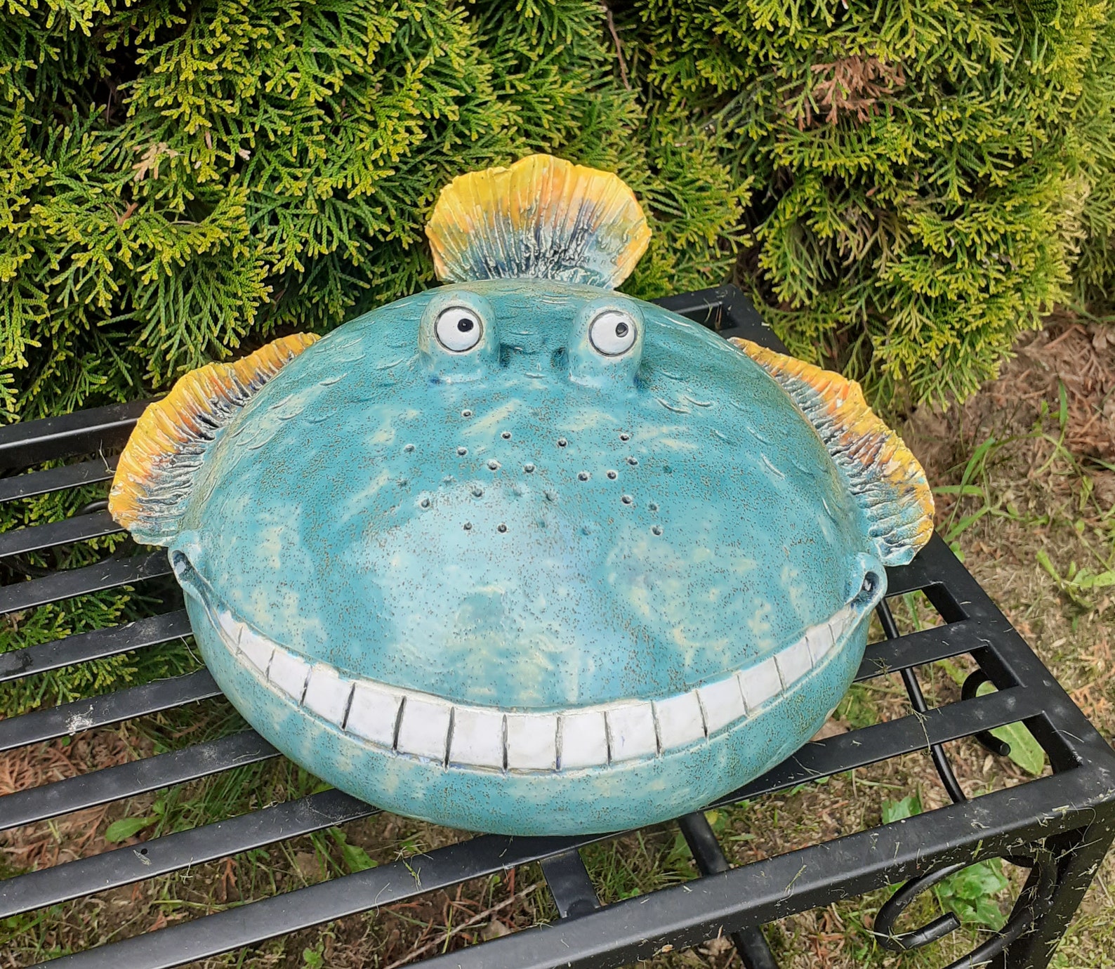 Large ceramic fish ceramic sculpture ceramic figurine | Etsy