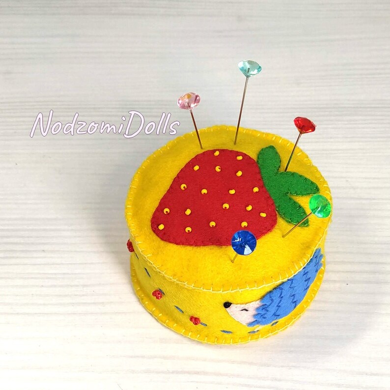 Pdf Tutorial Pin Cushion Sewing Pattern for Wool Felt Cushion - Etsy