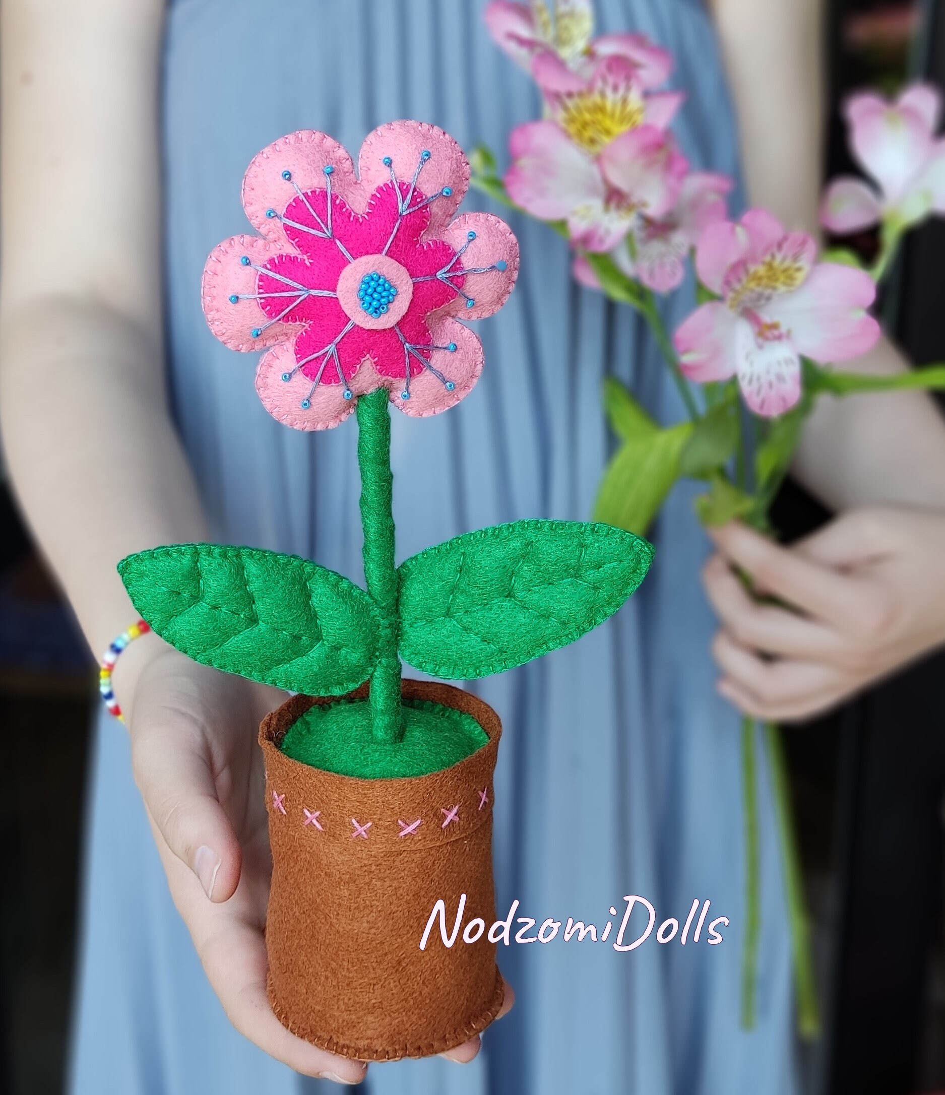 Tutorial FREE 3 Versions Flower in a Pot for Interior Room - Etsy