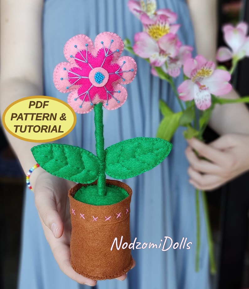 PDF Wedding Flower Tutorial + FREE 3 Versions Flower in a Pot, Weddings ...