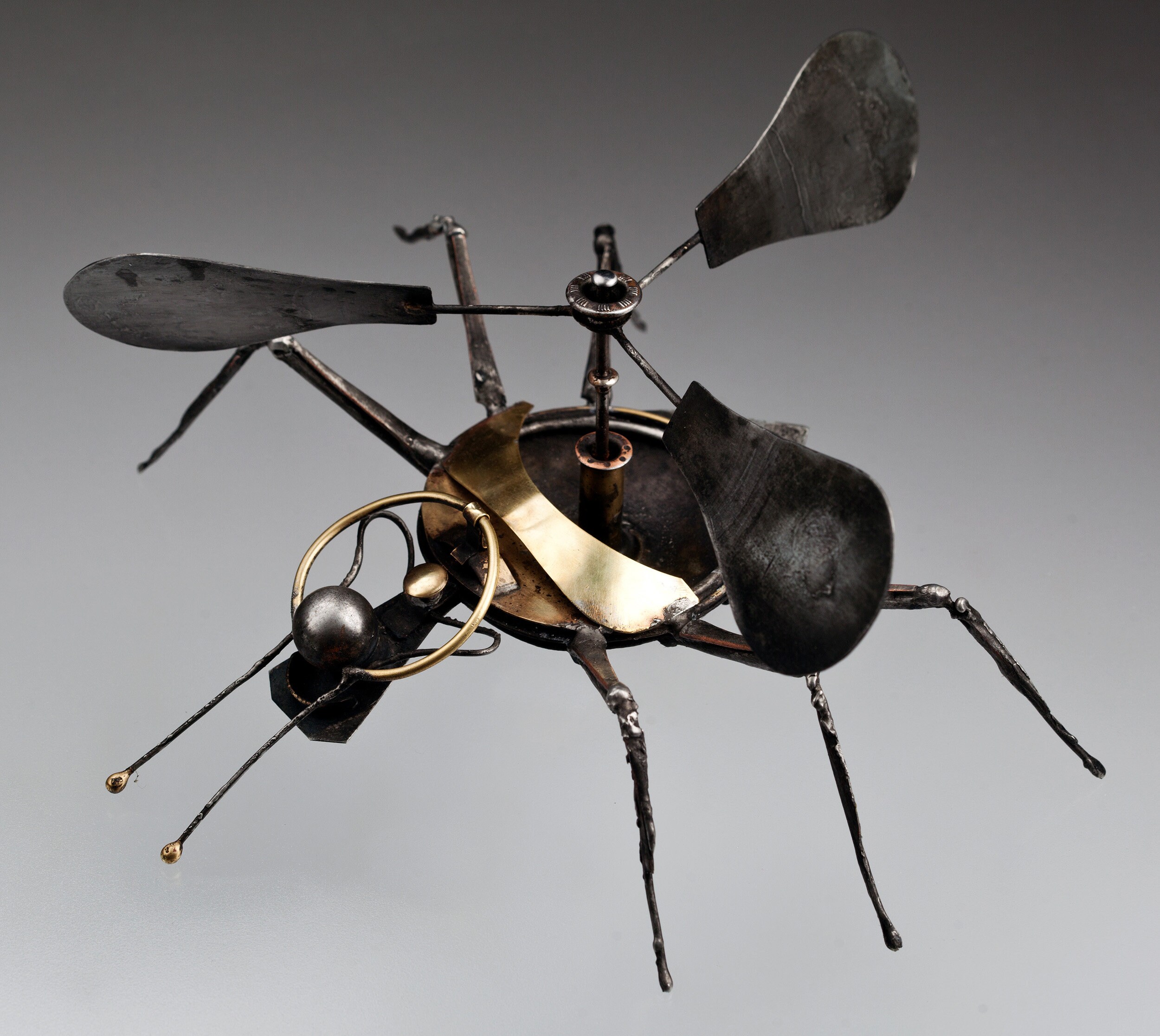 Brass Sculpture Spider Helicopter - Etsy Hong Kong