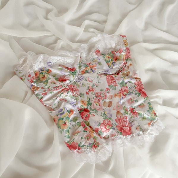 Floral Bustier - Etsy