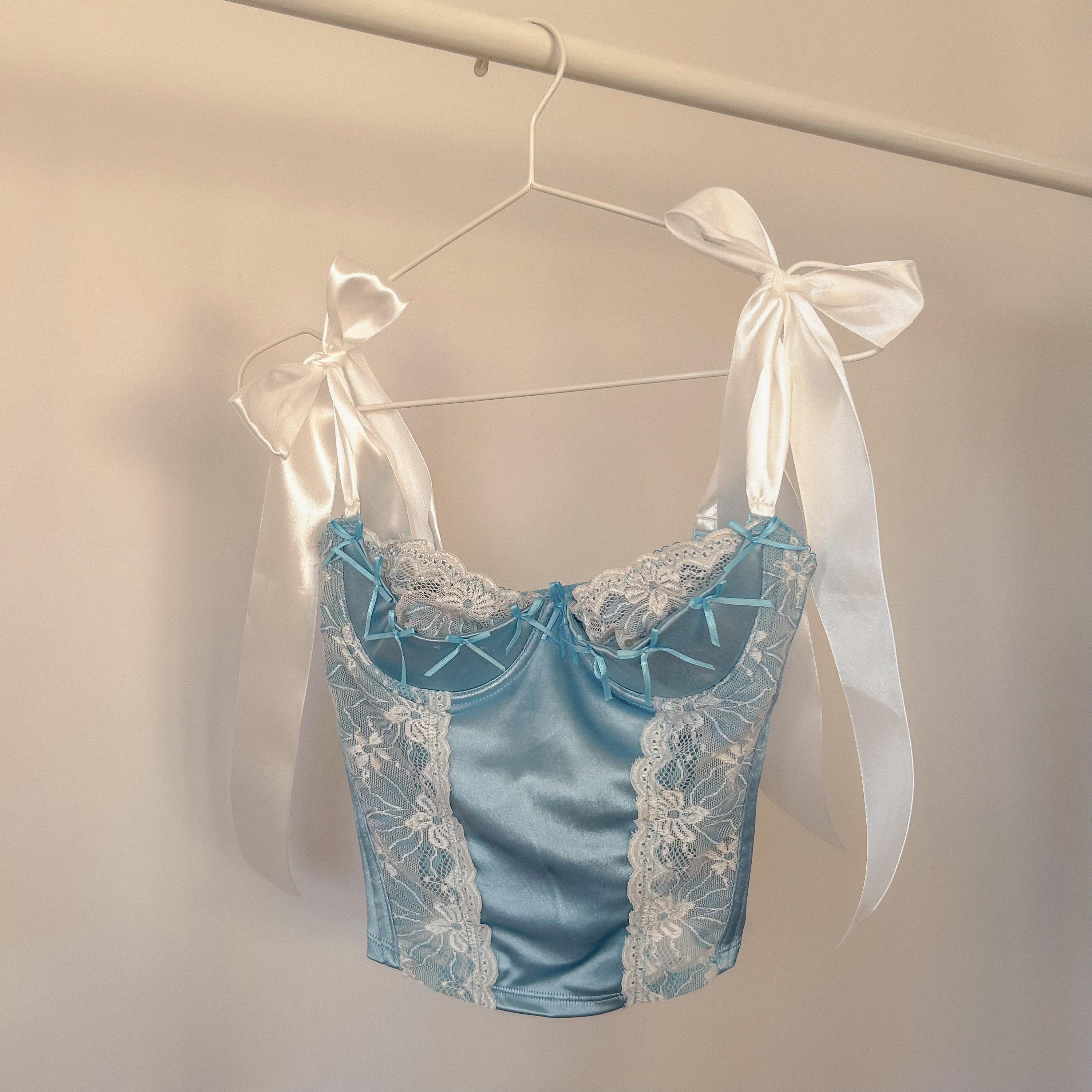 Sky Bow Bustier 75C/70D/80B - Etsy