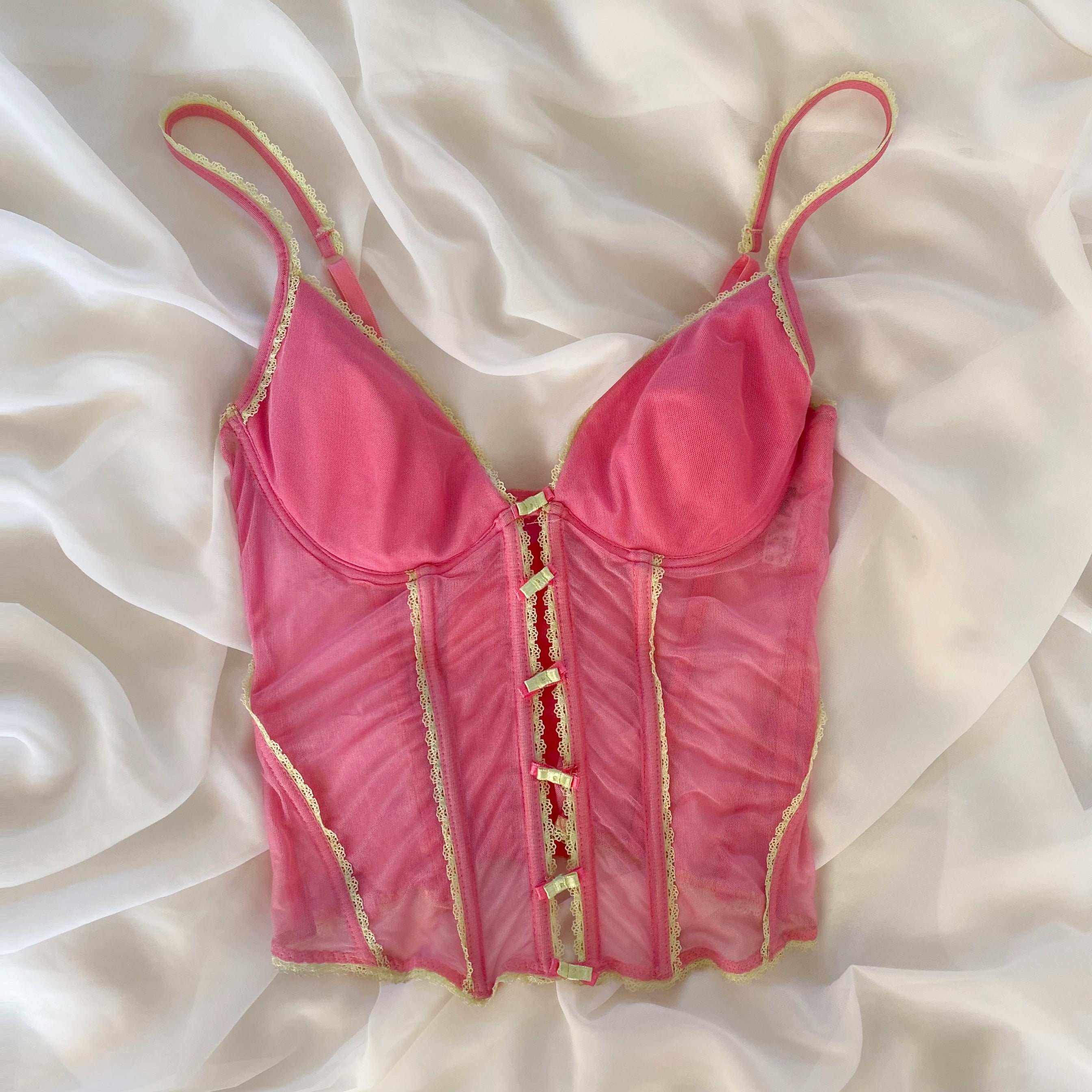 Barbie Pink Bustier 80B/75C/85A - Etsy