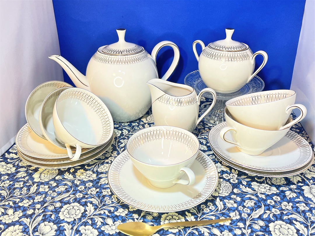 Winterling Marktleuthen Bavaria Set Teacups Vintage Germany Qualitats ...