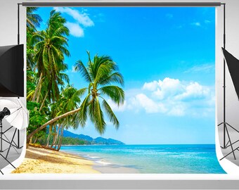 Caribbean Backdrop - Etsy