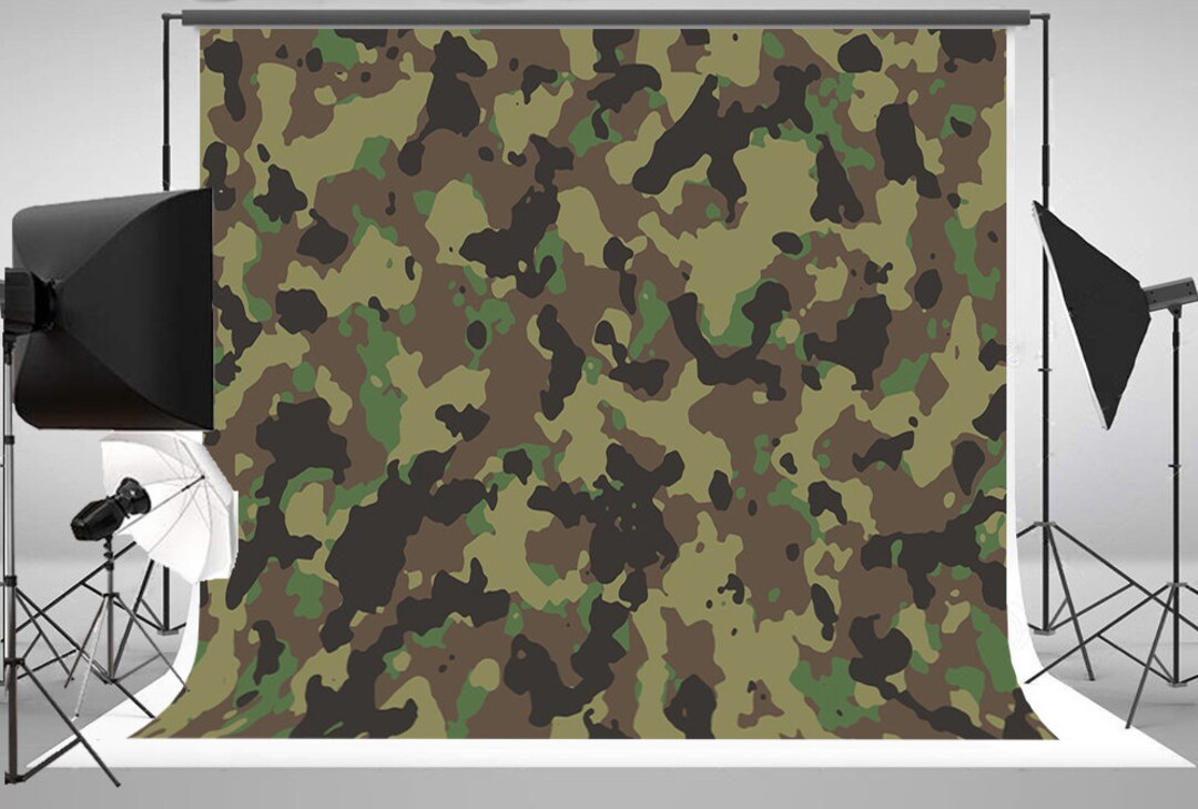 Designgoodshop1 Army Camo Gren Texture Backdrop Photography Studio ...