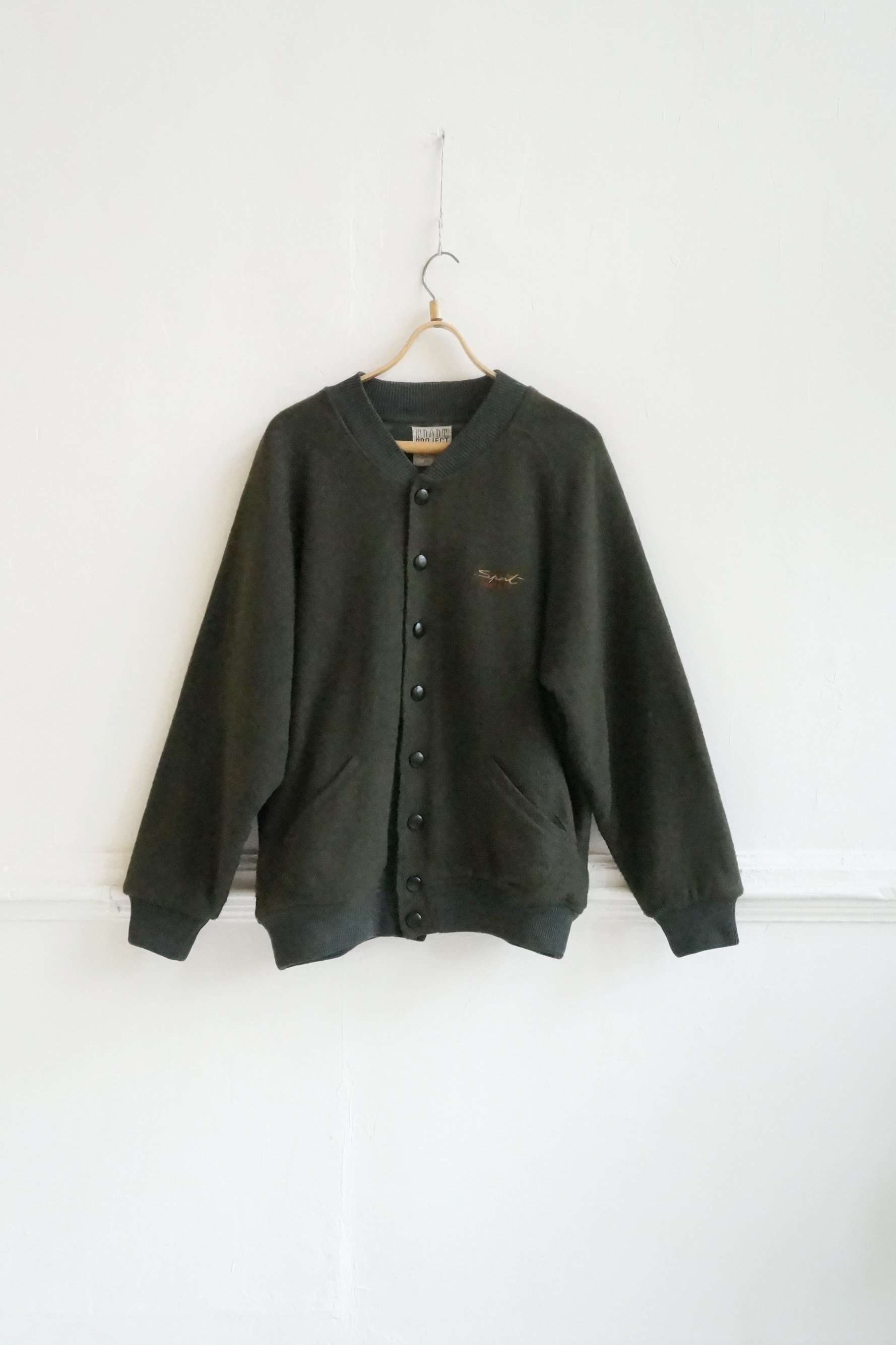 Vintage Wool Jacket Mens Wool Bomber Jacket Green Wool Jacket - Etsy