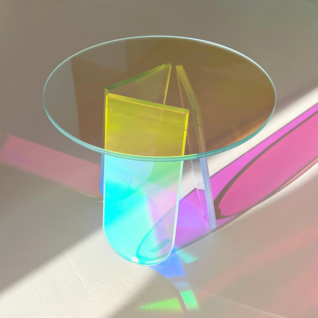 Shimmer Side Table by Patricia Urquiola for Glas Italia, 2010s - Etsy