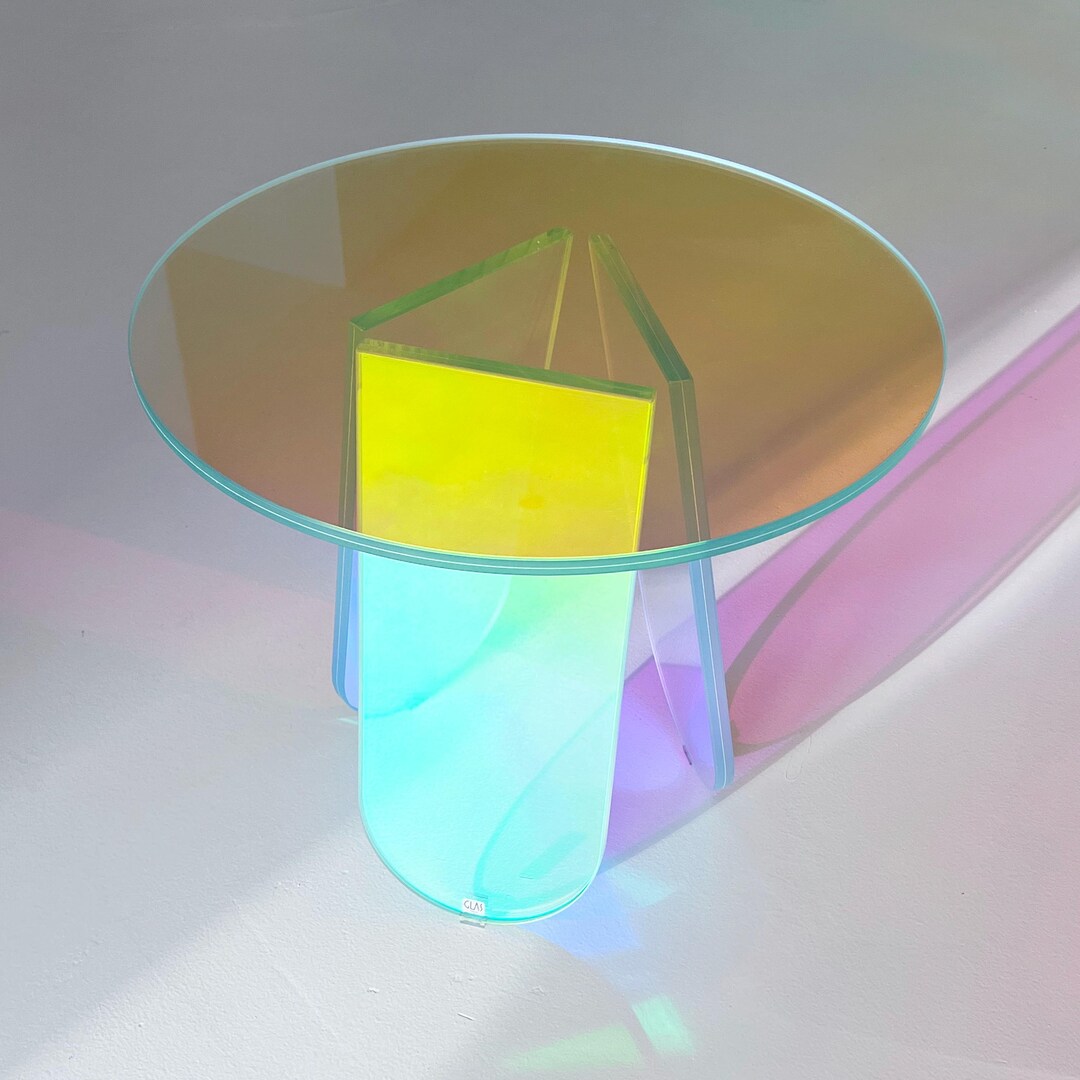 Shimmer Side Table by Patricia Urquiola for Glas Italia, 2010s - Etsy