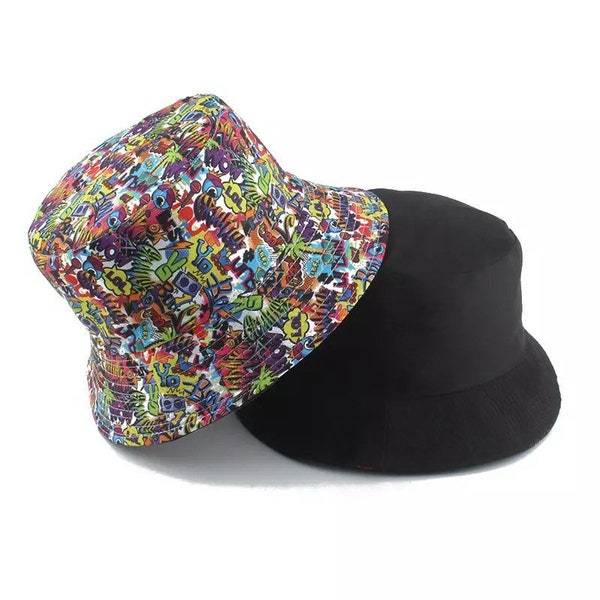 Graffiti Bucket Hats - Etsy
