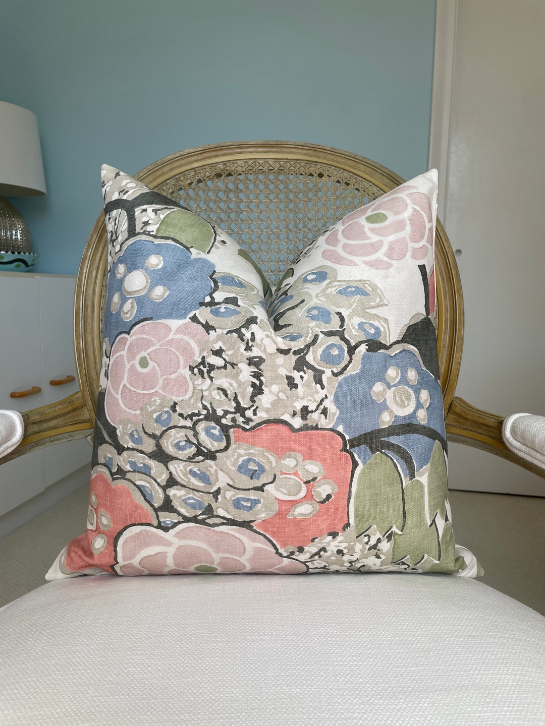 Thibault/anna French "laura" in Blush and Green One or Both Sides High ...