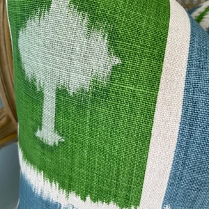 Christopher Farr “ozone” One or Both Sides Designer Pillow Cover. Blue ...