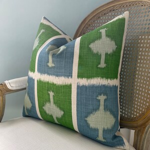 Christopher Farr “ozone” One or Both Sides Designer Pillow Cover. Blue ...