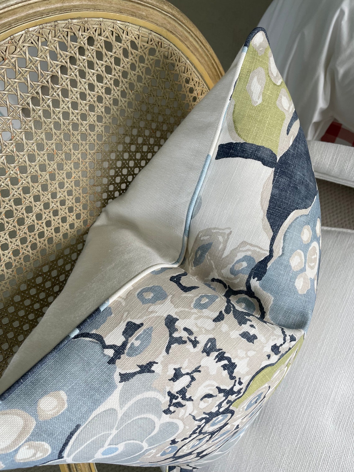 Anna French "laura" in Citrus and Blue One or Both Sides High End ...