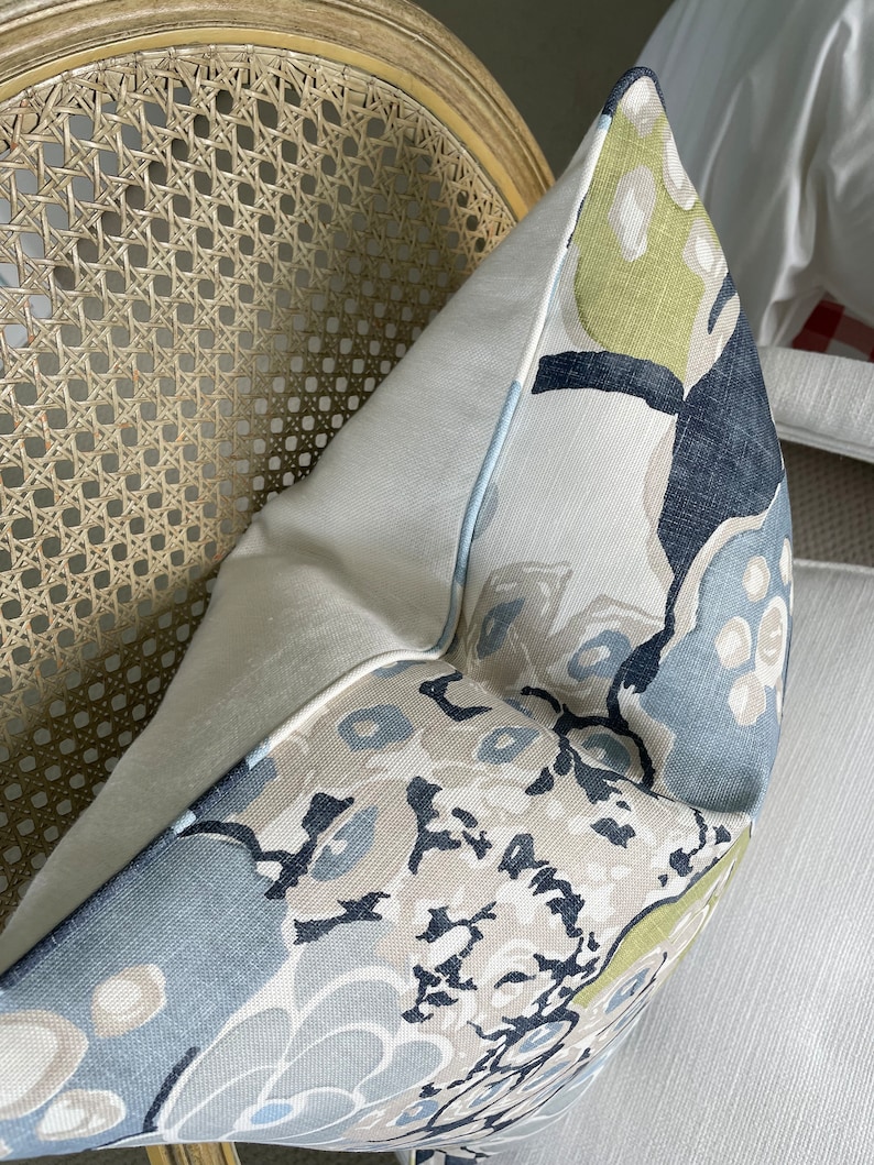 Anna French "laura" in Citrus and Blue One or Both Sides High End ...