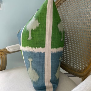 Christopher Farr “ozone” One or Both Sides Designer Pillow Cover. Blue ...