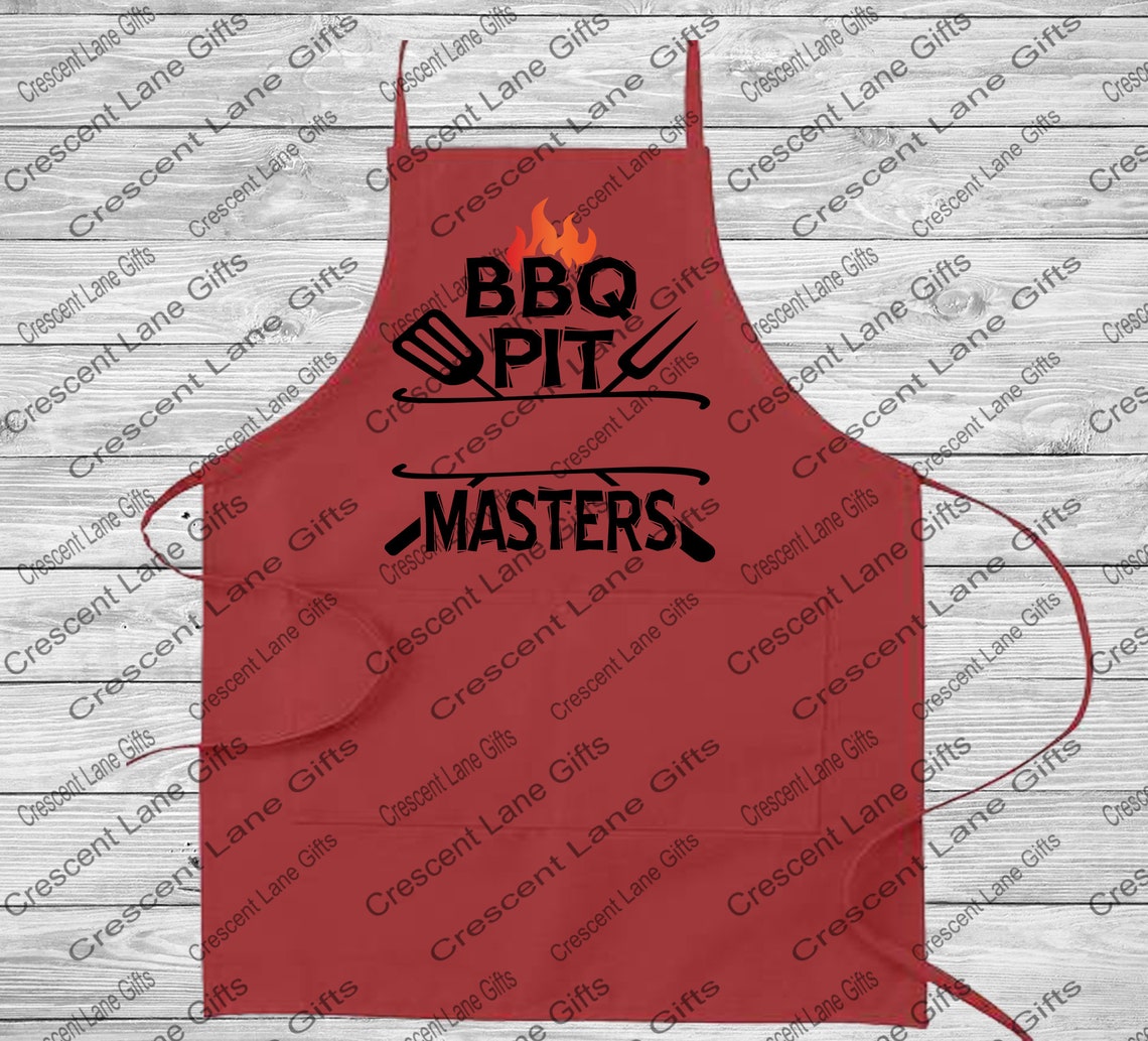 BBQ Pit Master Apron, Custom Grill Apron, Father's Day Gift - Etsy