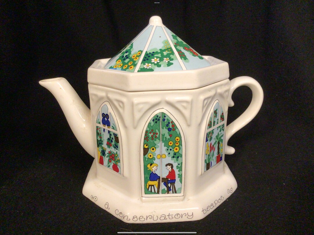 Cute Wade English Life Conservatory Novelty Teapot - Etsy UK