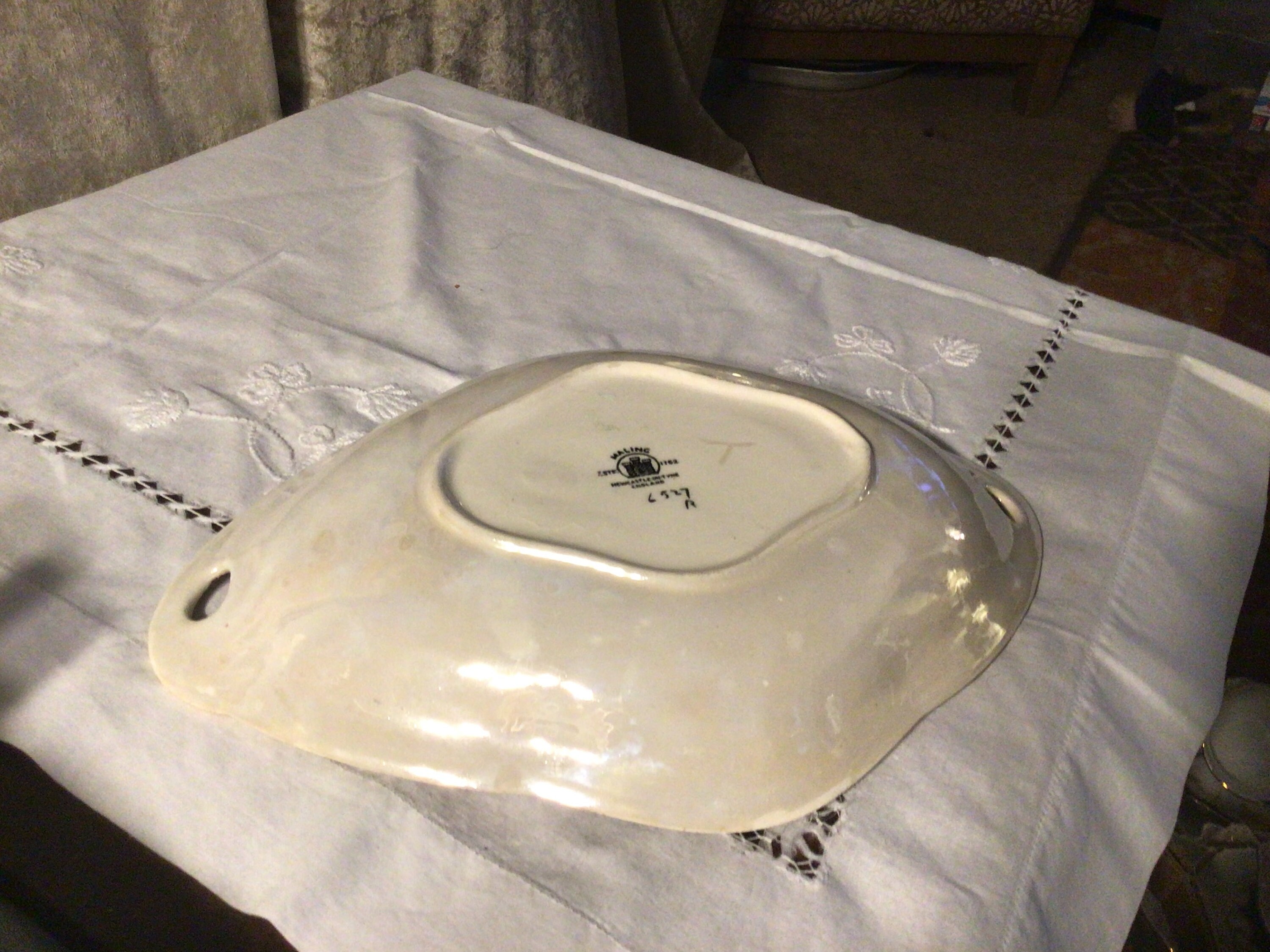 Maling Lustre Dish 1929 Chintz Chestnut Brown Painted Colours - Etsy