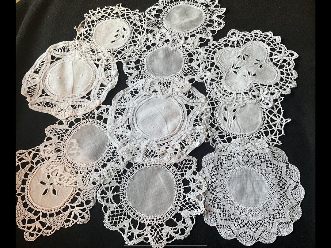 Small, Medium and Large Vintage and Antique Handmade Lace Doilys - Etsy