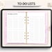 Pink Undated Digital Planner: Daily, Weekly, Monthly (PDF) - Etsy