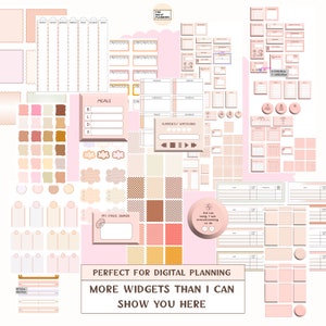 3.0 Ultimate WIDGETS for Digital Planning | TDP Add-ons Decorative, Functional | Use in ...