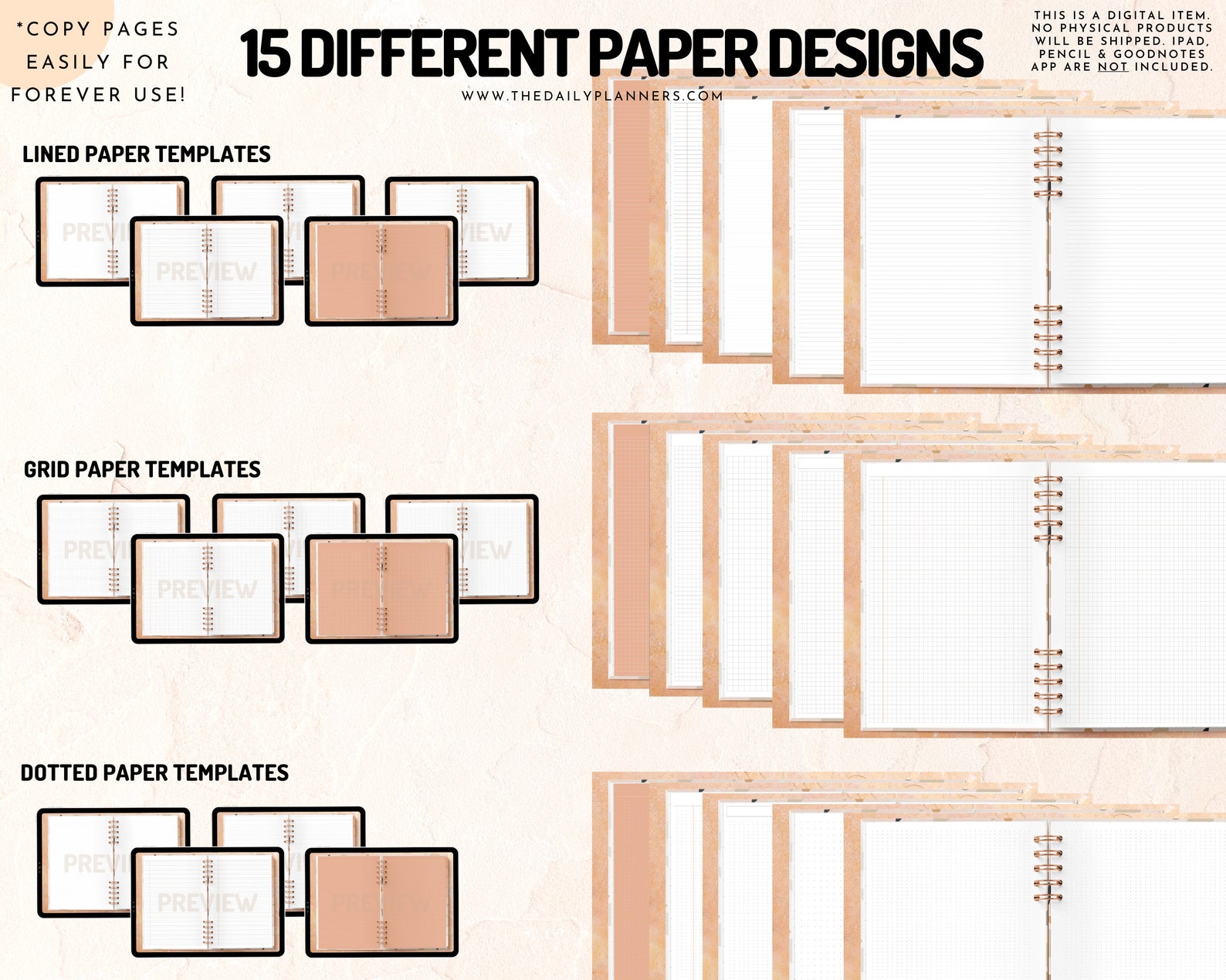 Ultimate Digital Notebook Daily Planner Gratitude Journal Habit Tracker ...