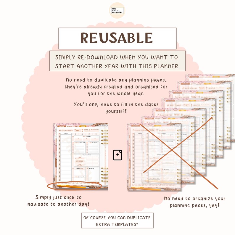 Ultimate Life Planner: Undated Portrait Digital Planner (hyperlinked ...