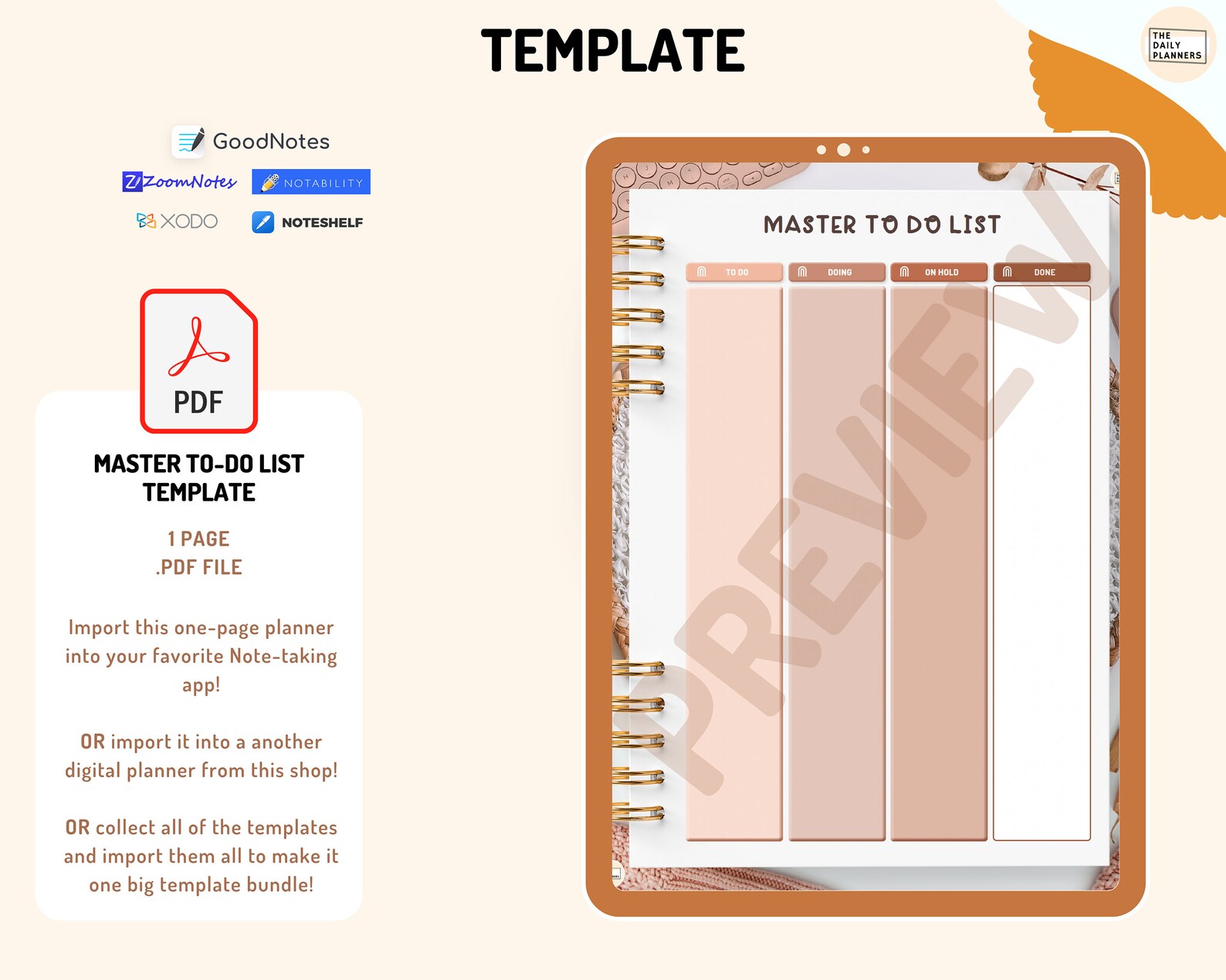 Ultimate ADD-ONS Master To-do List for Digital Planning Use | Etsy