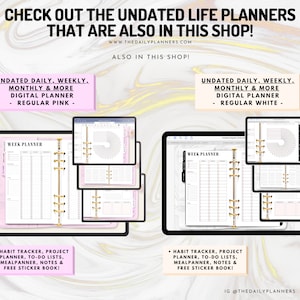 Undated Digital Business Planner: Daily, Weekly, Monthly (goodnotes App ...