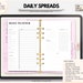 Pink Undated Digital Planner: Daily, Weekly, Monthly (PDF) - Etsy