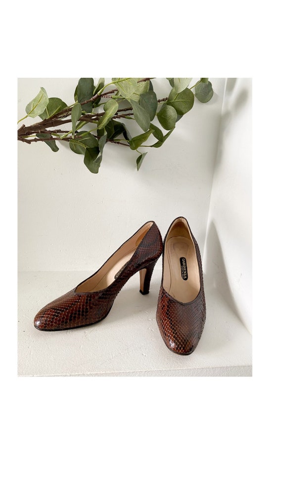 Vintage Made in Italy Pumps for Women GARDENIA Animal Pattern - Etsy