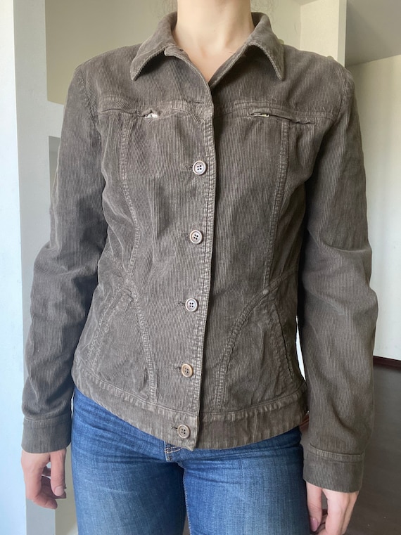 Vintage MARELLA Sport short fitted womens jacket, Bro… - Gem