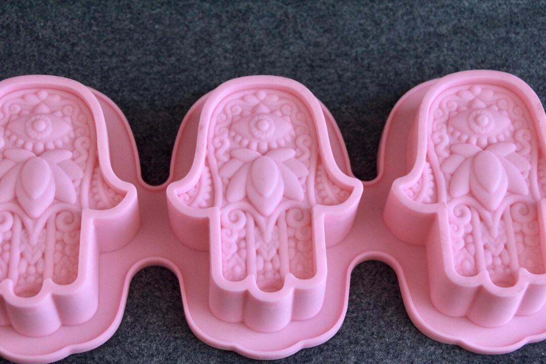Silicone Moulds-hamsa Hands Fatimah Miriam Hands Evil Eye-4 Cavities ...
