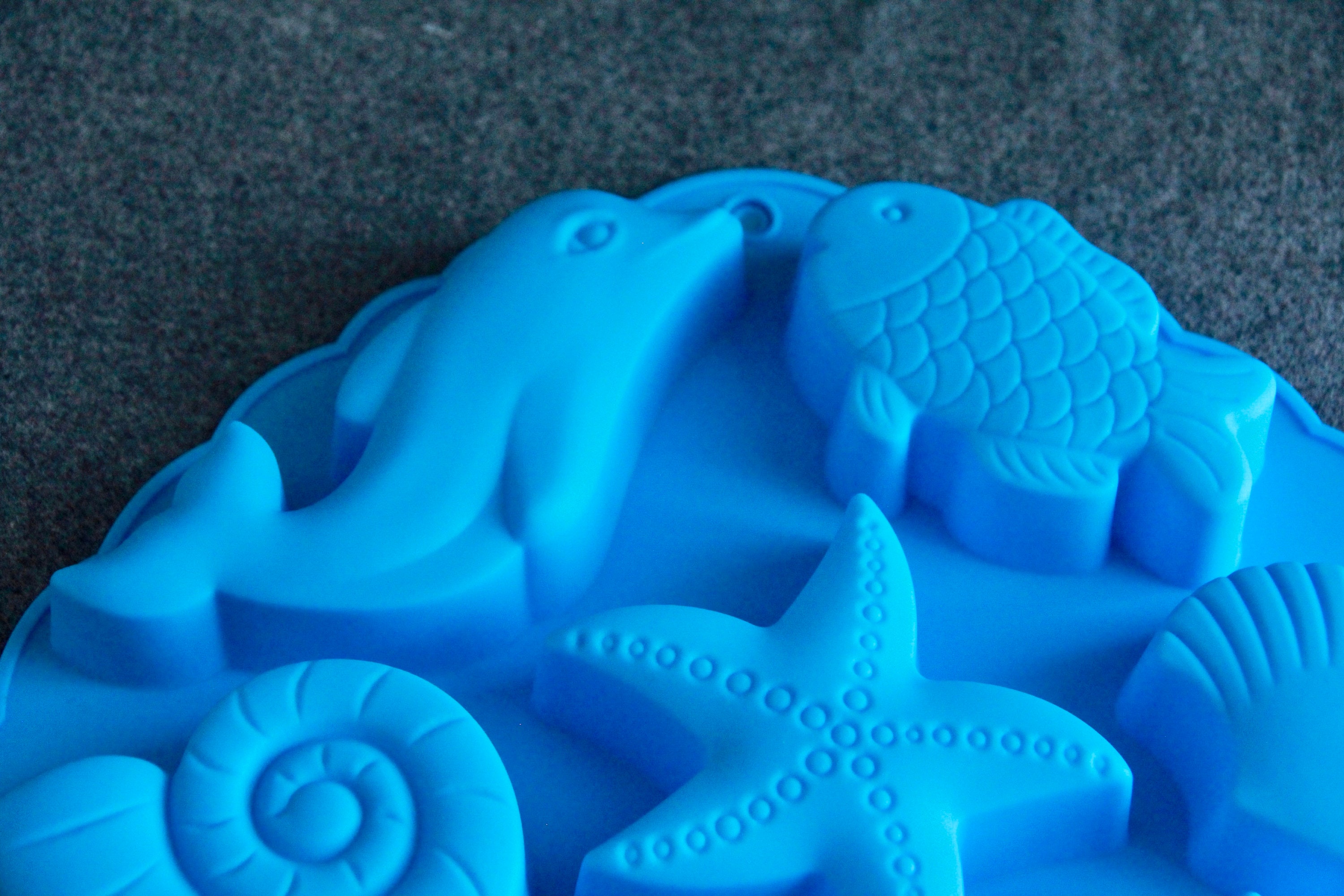 Silicone Moulds-sea Creatures Mermaid Fish Shell-for Soap Making Baking ...