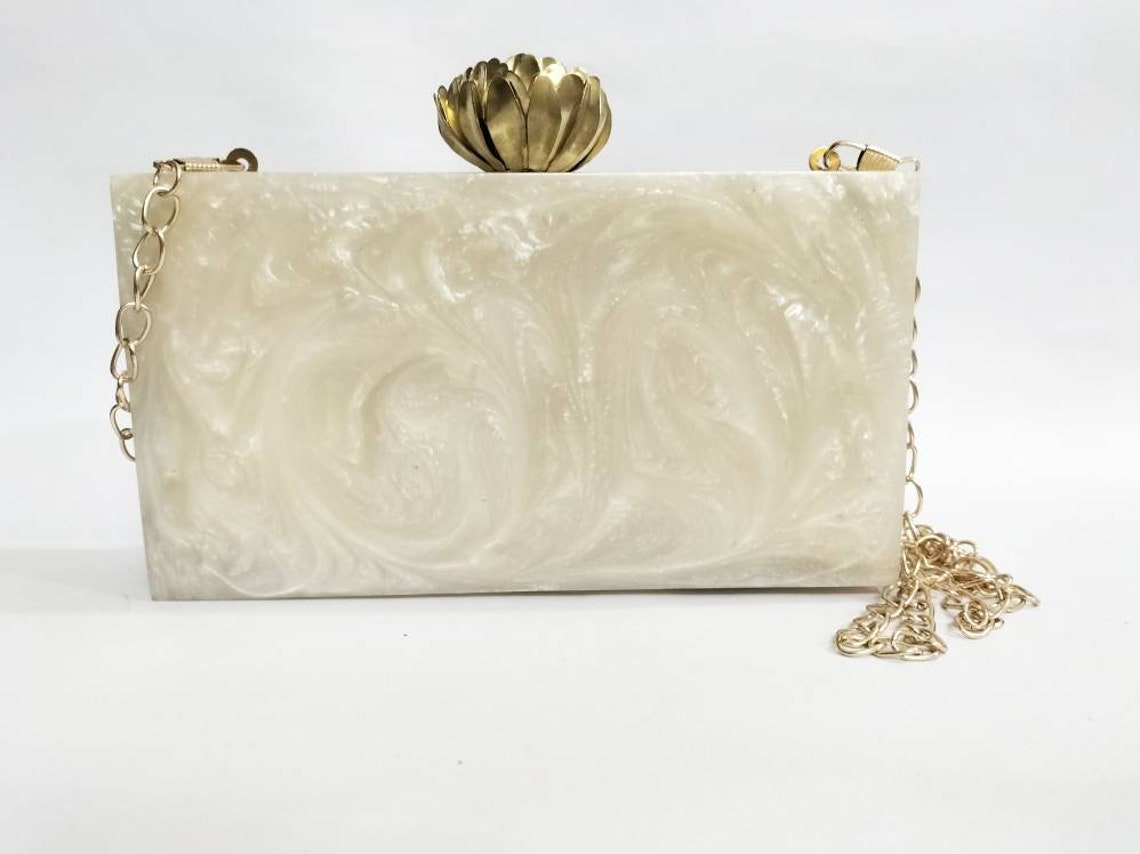 EOS Acrylic Resin Clutch Bag With Long Strap Women/girls - Etsy