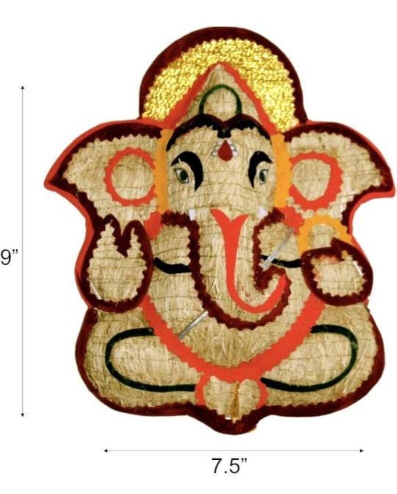 Handcrafted Vettriver/lavancha Lucky Ganesha - Etsy