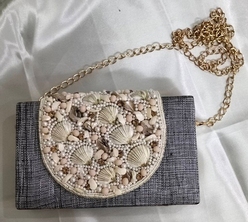 Seashell Crossbody Handmade Bag and Purse Ethnic Evening Bag - Etsy