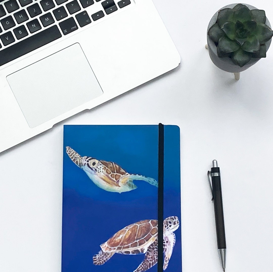 Turtle Notebook A5 Fored UK - Etsy España