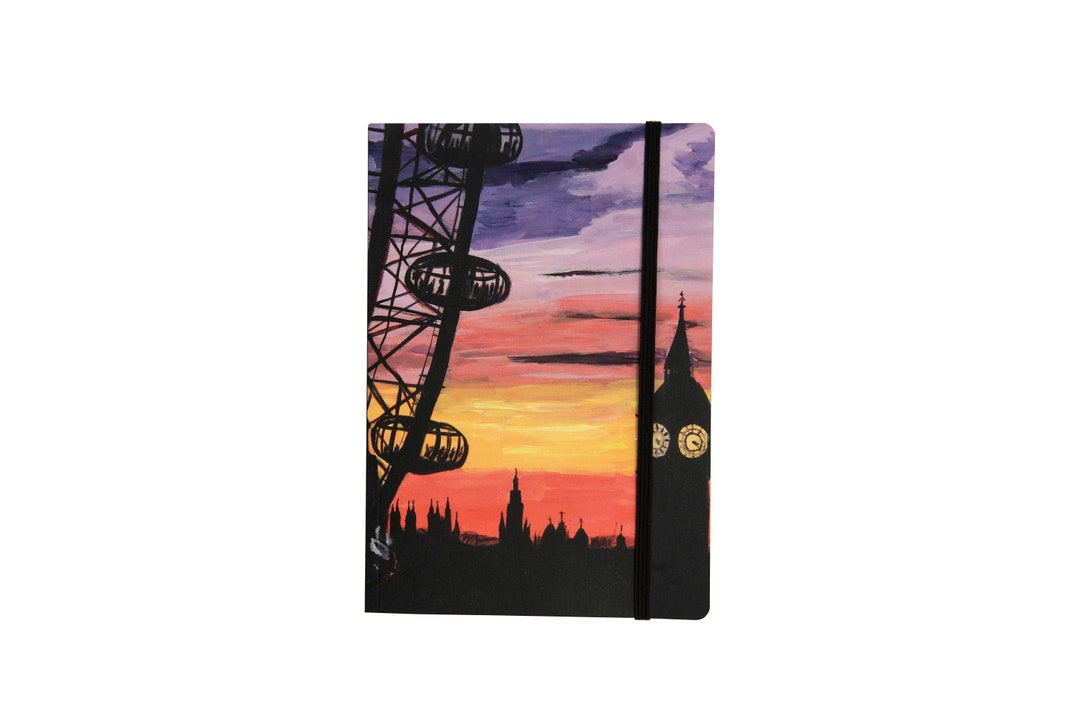London A5 Notebook: Iconic London Eye Design, Soft Cover - Etsy UK