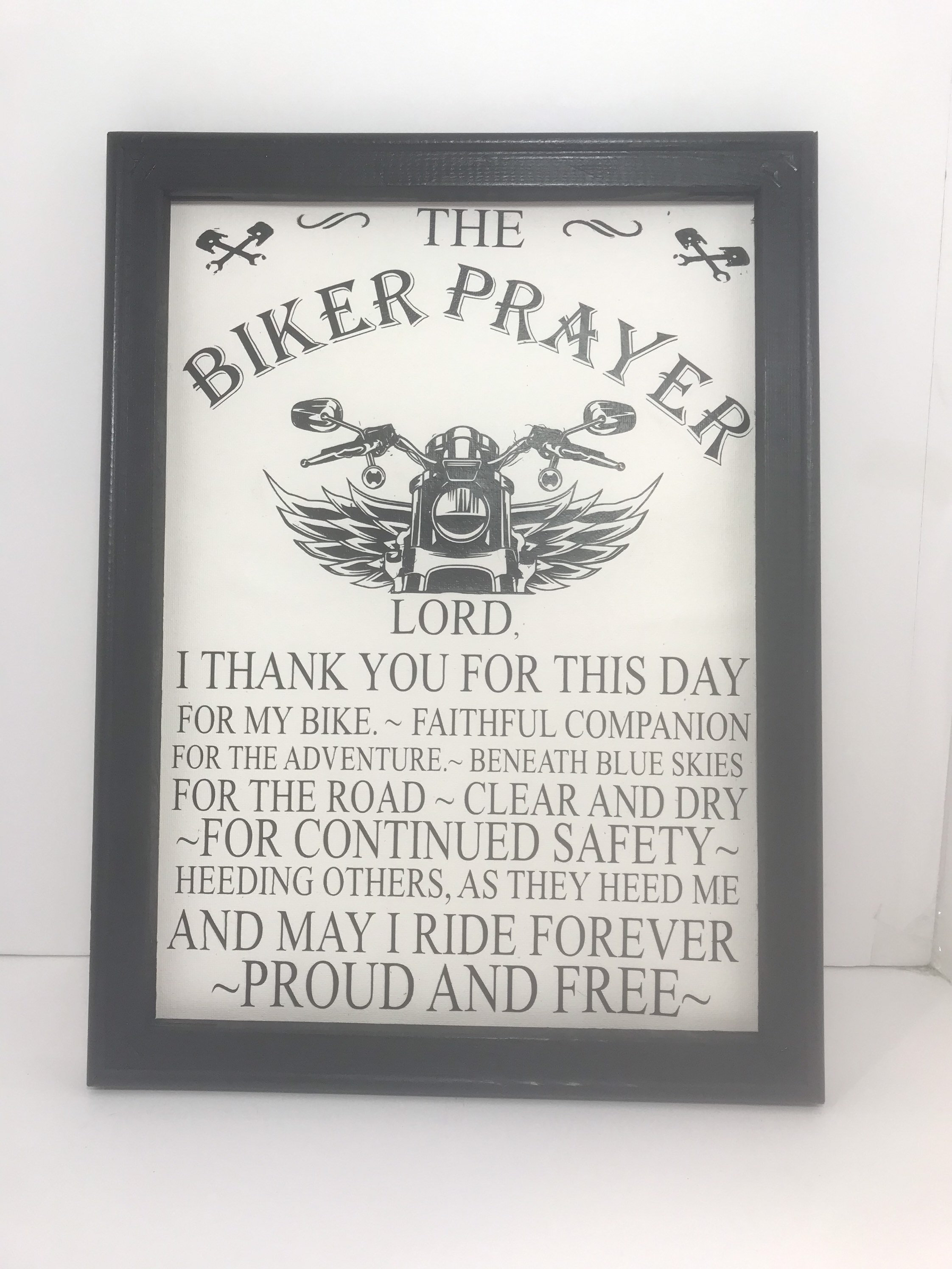 The biker prayer | Etsy