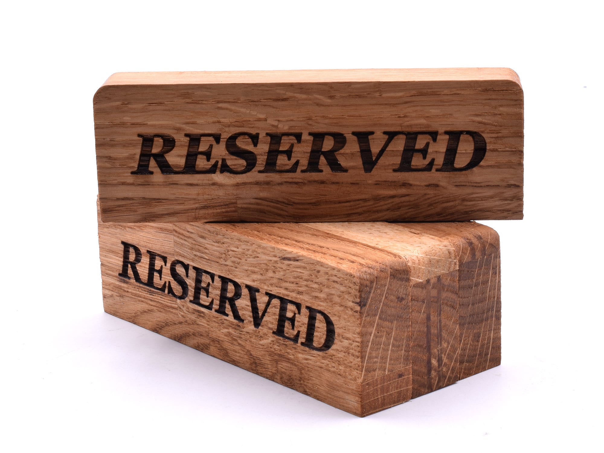 New Solid Oak Reserved Sign for Bars Restaurants Cafes and - Etsy UK