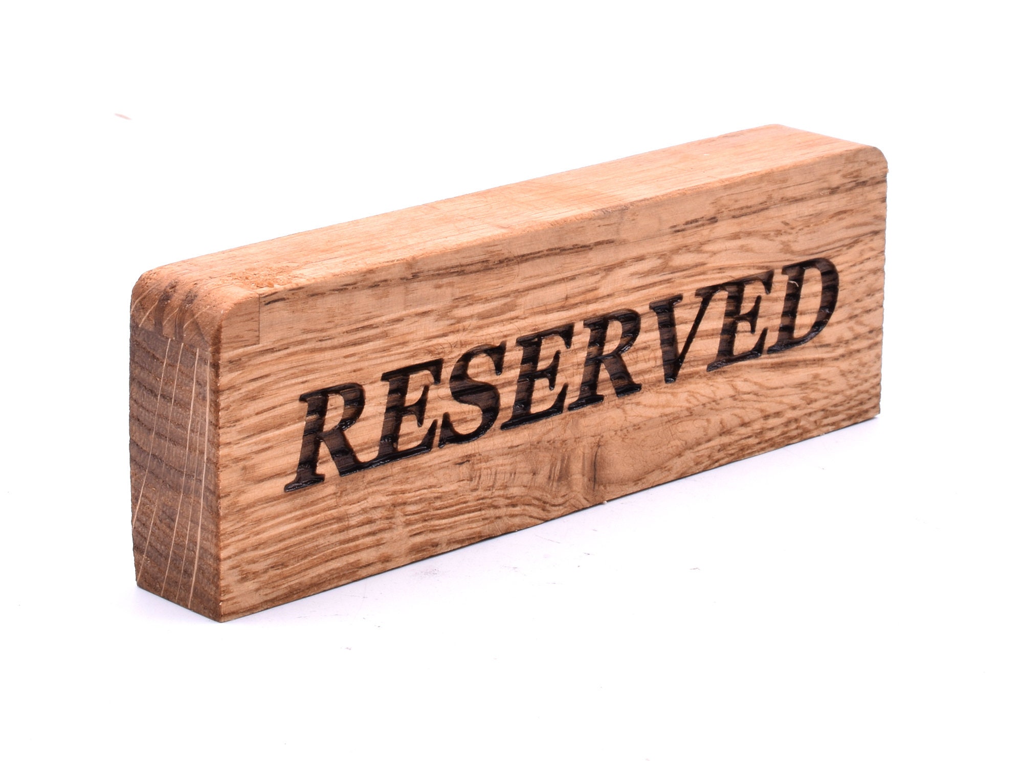 New Solid Oak Reserved Sign for Bars Restaurants Cafes and - Etsy UK