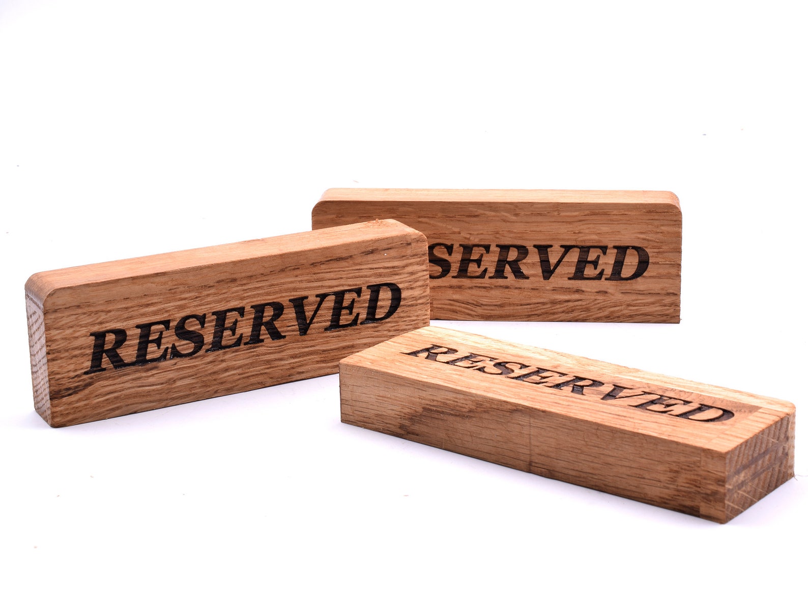 New Solid Oak Reserved Sign for Bars Restaurants Cafes and - Etsy UK